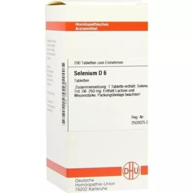 Servicio de entrega desde Alemania - SELENIUM D 6 tabletas, 200 pz